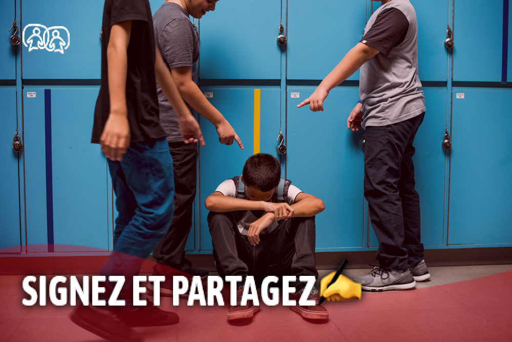 Pétition : Attention, le harcèlement tue